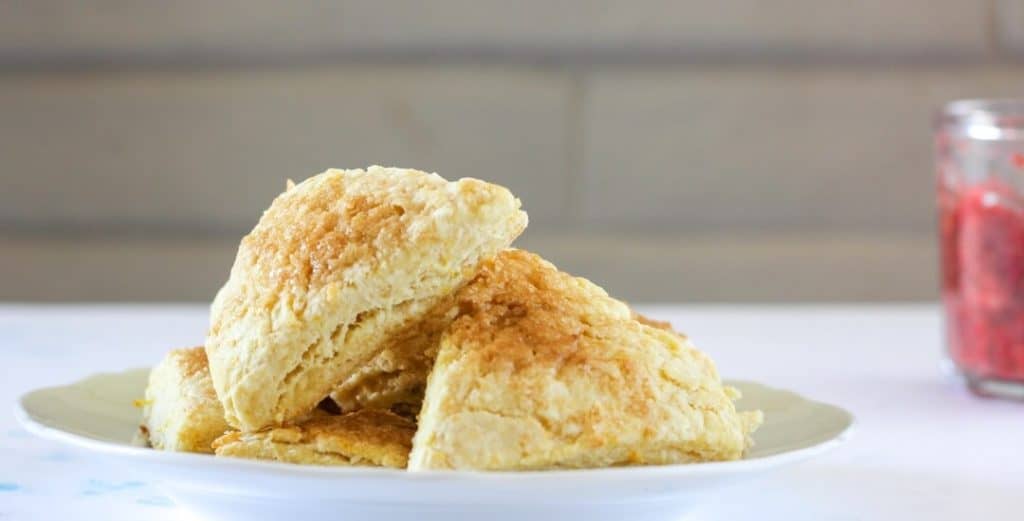 Orange Rosewater Scones - Delicious Not Gorgeous