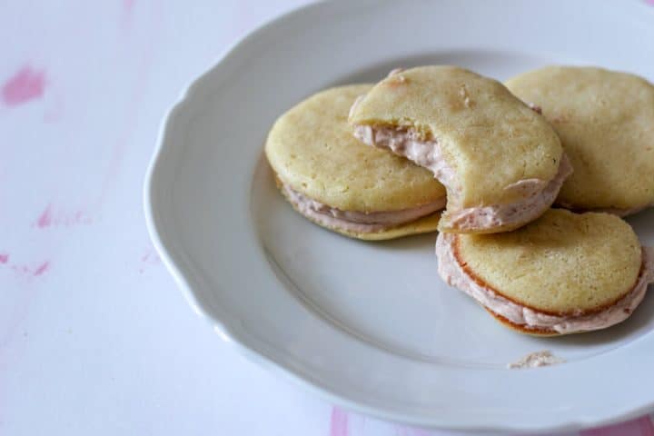 Strawberry Sandwich Cookies - Delicious Not Gorgeous