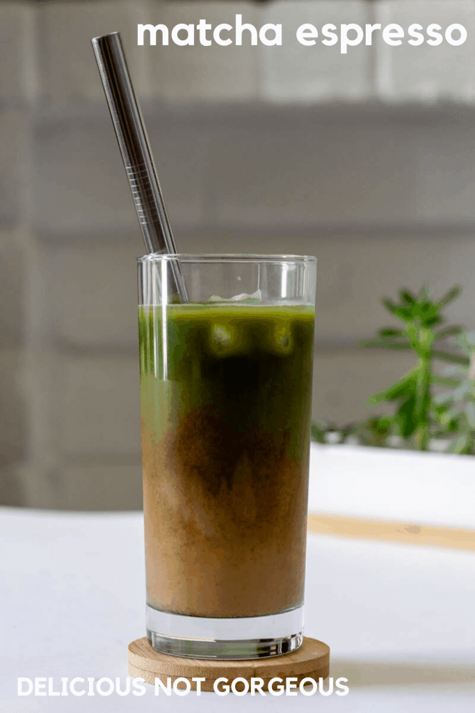 Matcha Espresso Drink Recipe - Delicious Not Gorgeous