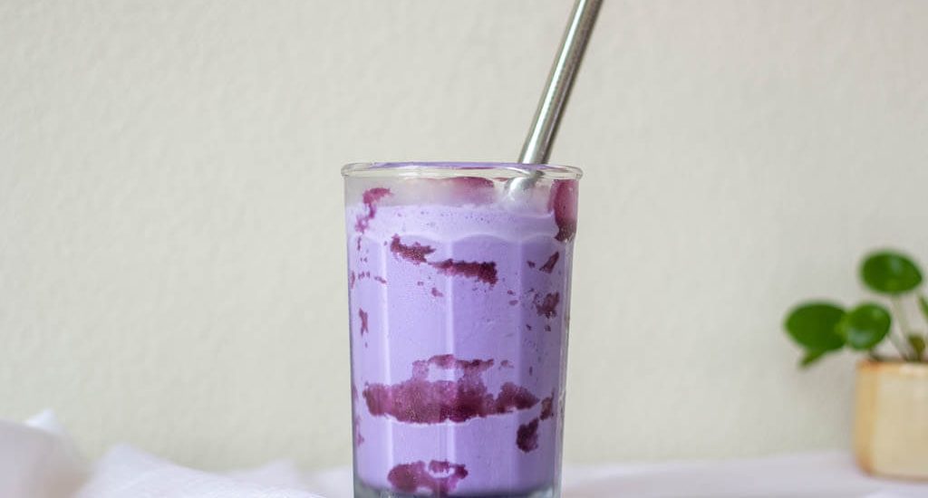 Ube Milkshake Recipe - Delicious Not Gorgeous