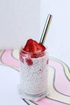 Coconut Sago with Strawberry Slush - Delicious Not Gorgeous