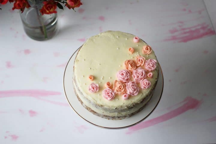 Lychee Rose Cake - Delicious Not Gorgeous