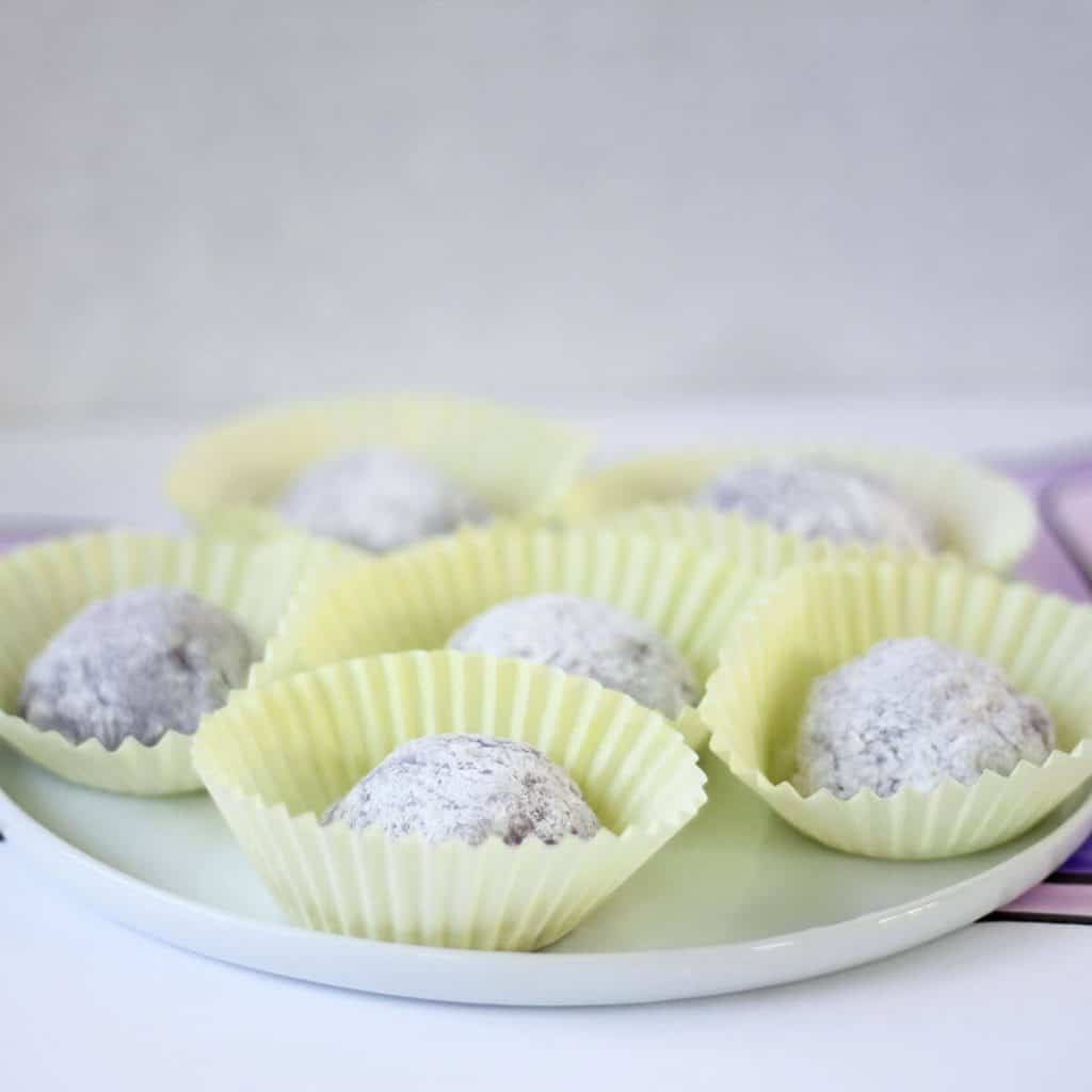 Taro Mochi - Delicious Not Gorgeous