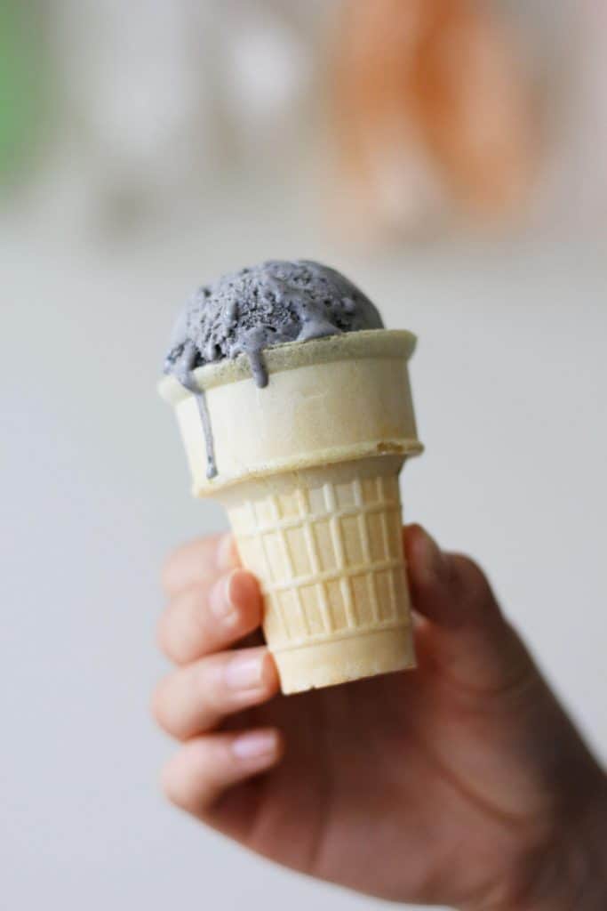 Black Sesame Ice Cream - Delicious Not Gorgeous