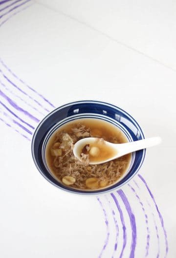 Lotus Seed Egg Dessert - Delicious Not Gorgeous