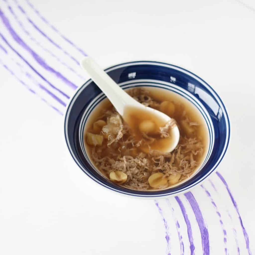 Lotus Seed Egg Dessert - Delicious Not Gorgeous