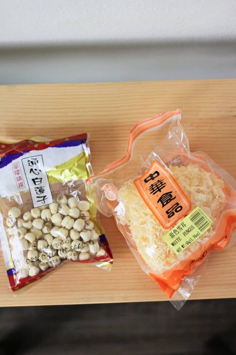 Lotus Seed Egg Dessert - Delicious Not Gorgeous