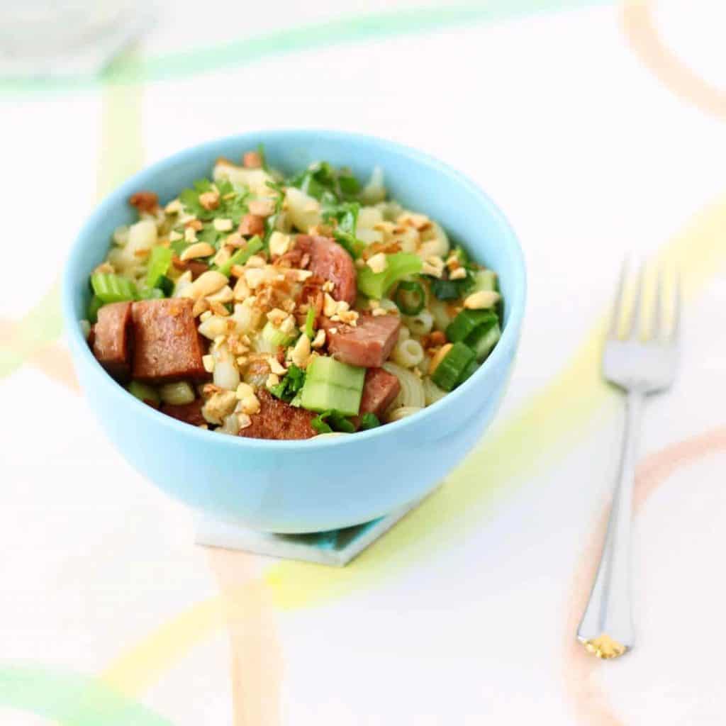 Spam Pasta - Delicious Not Gorgeous