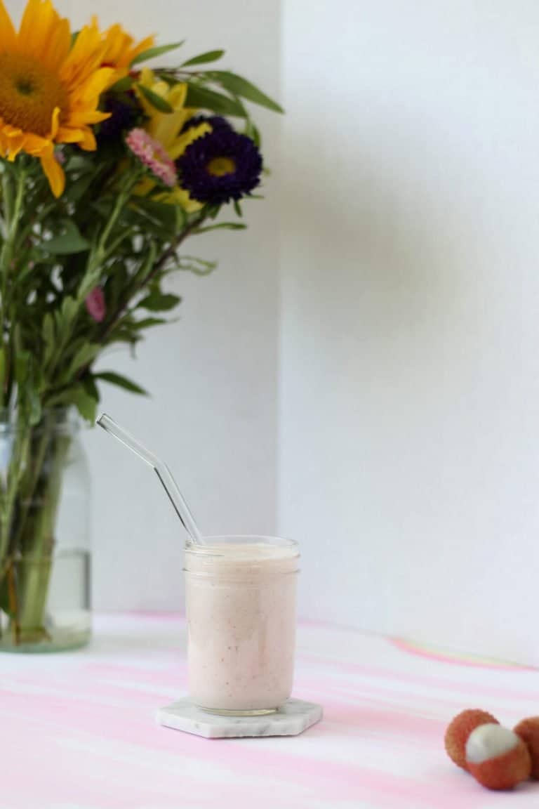 Lychee Smoothie - Delicious Not Gorgeous
