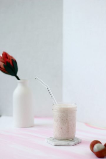 Lychee Smoothie - Delicious Not Gorgeous