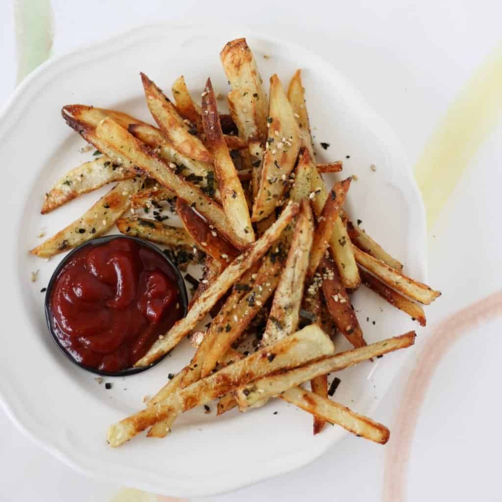 Furikake Fries - Delicious Not Gorgeous