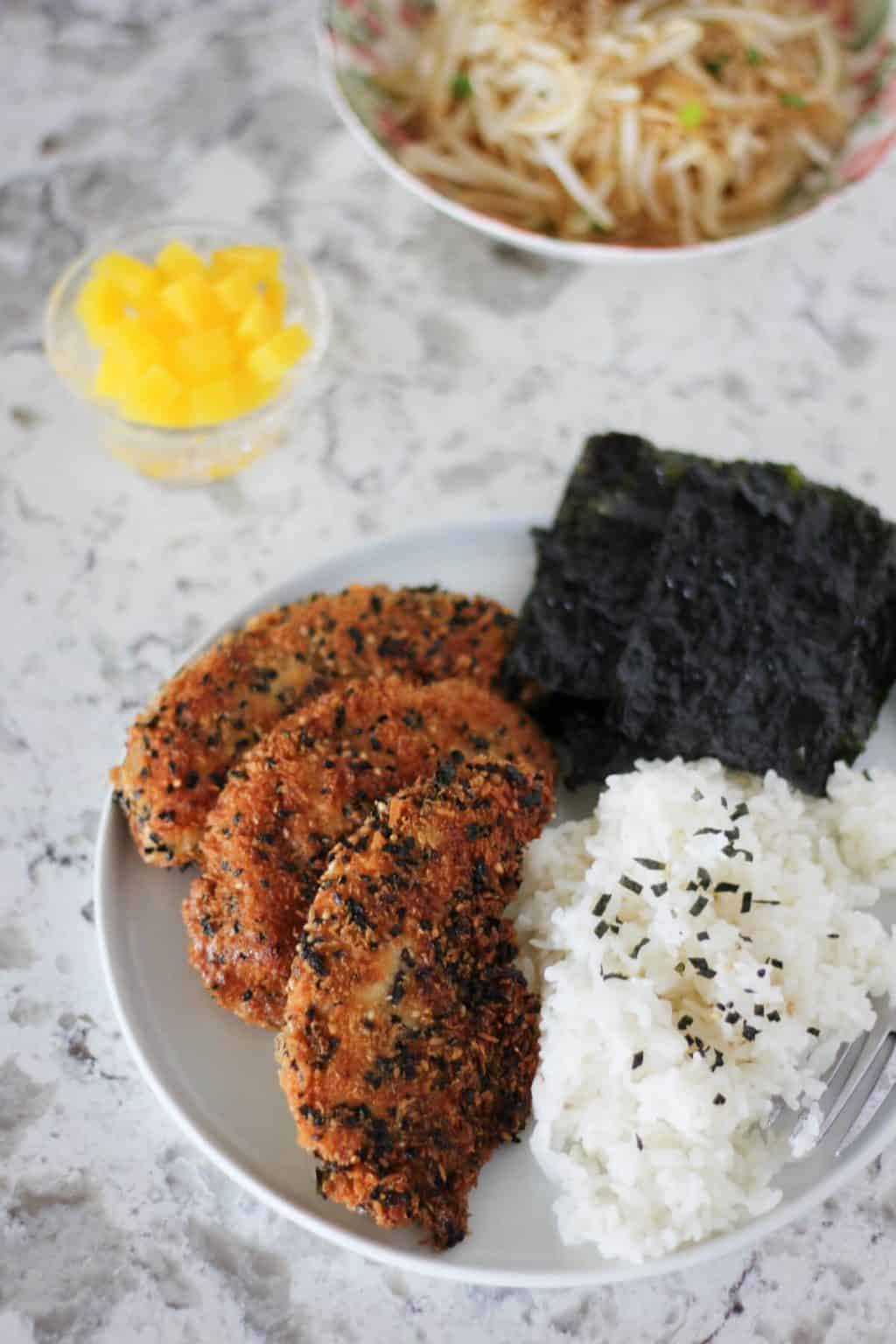 Furikake Chicken - Delicious Not Gorgeous